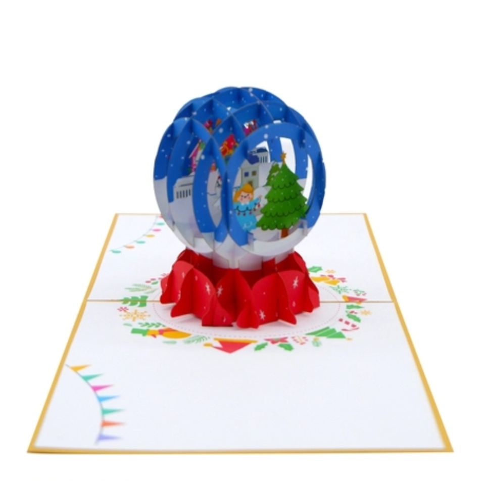 Snow Globe - Pop Up Card – Hanji Gifts