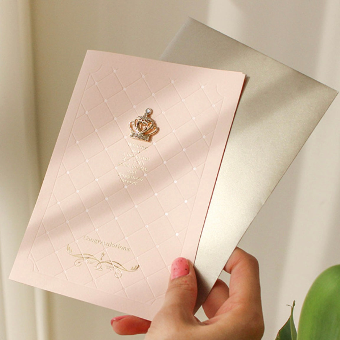 Congratulations Crown - Greeting Card – Hanji Gifts