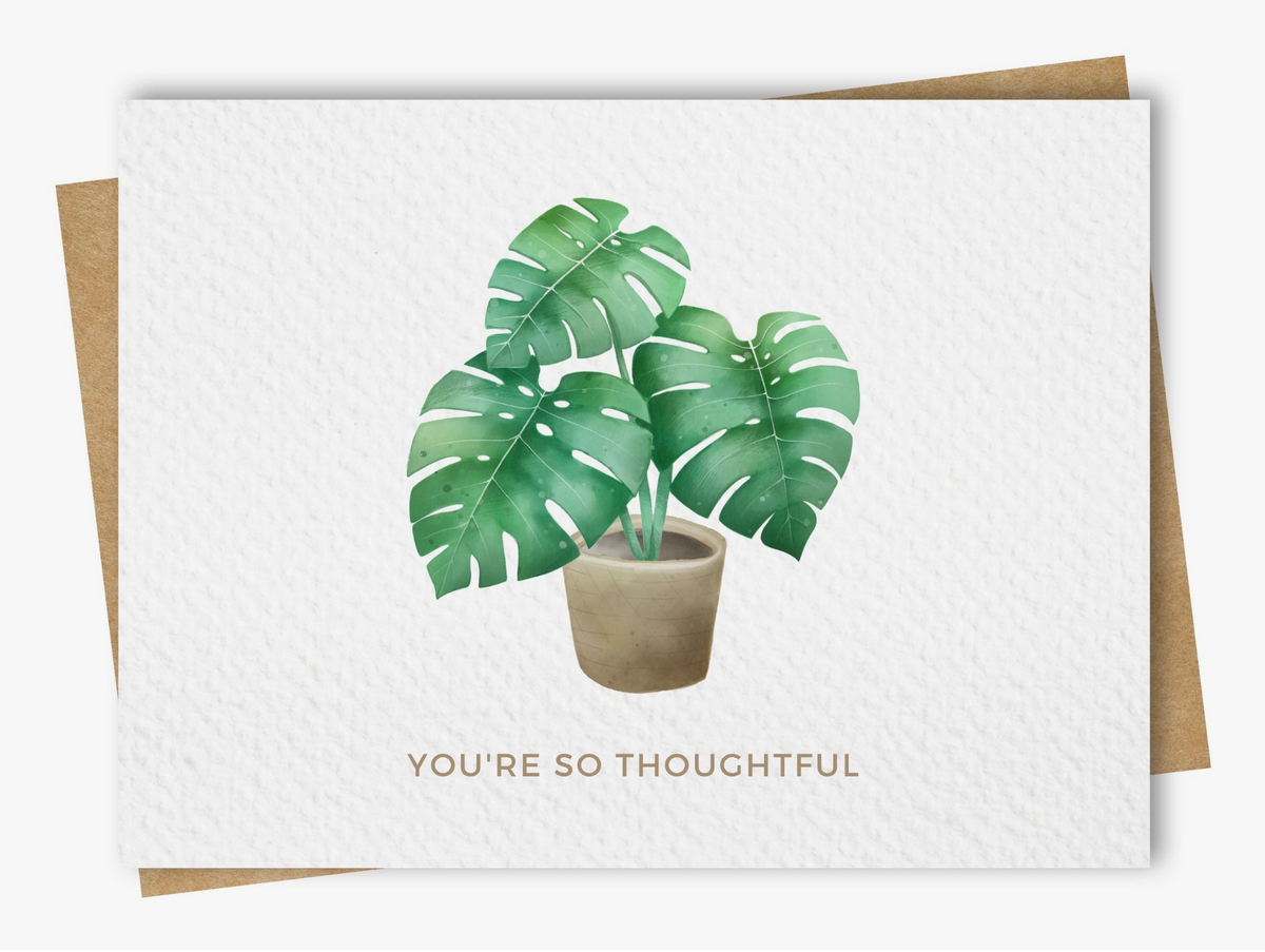 You're So Thoughtful - Thank You Greeting Card – Hanji Gifts
