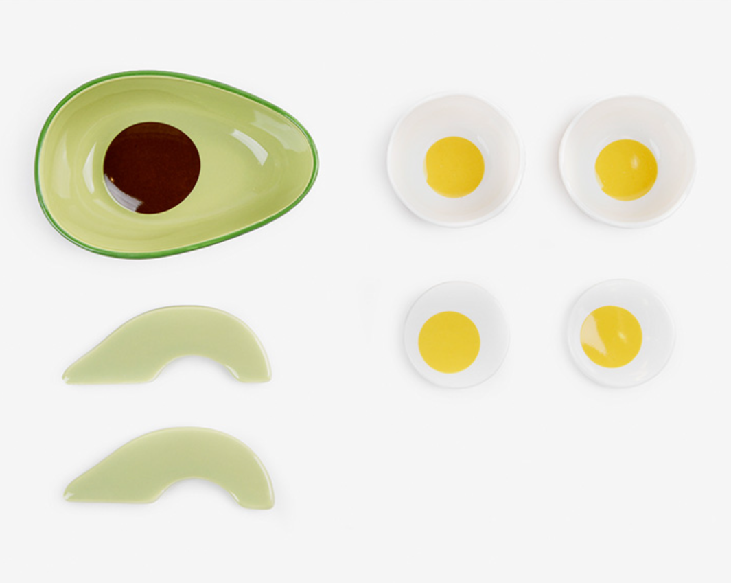 Avo & Egg Bowl & Spoon Rest Set – Hanji Gifts