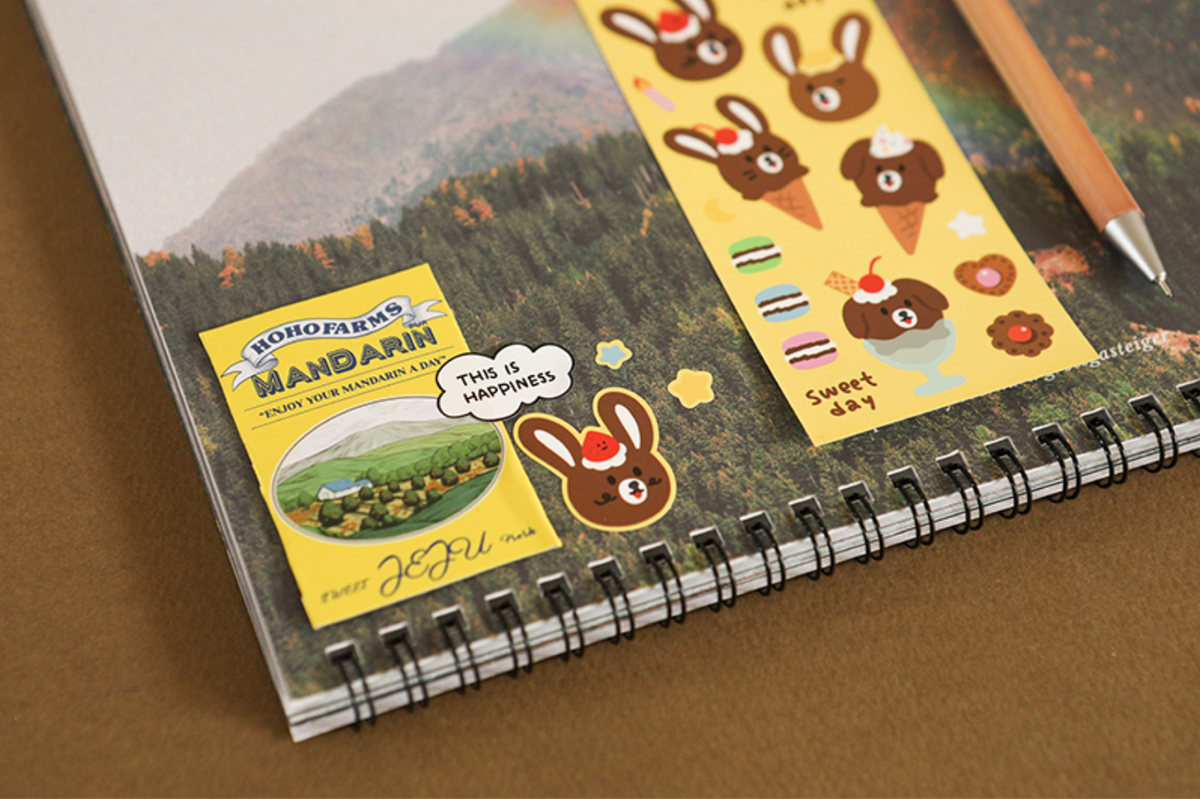 Seal Sticker - 02 Choco Rabbit – Hanji Gifts