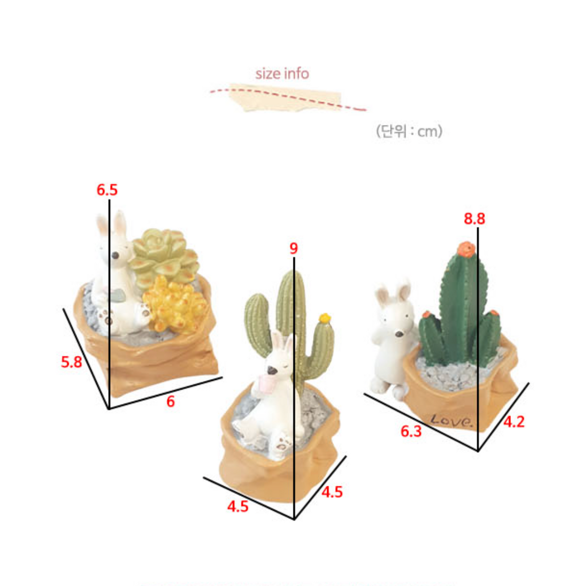 Miniature Plant Bunnies – Hanji Gifts